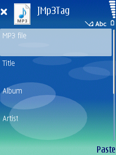 JMp3Tag - A free MP3 tag editor for Java phones
